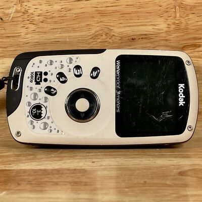 Kodak Playsport ZX3 Class B White Waterproof 5V 1080p HD Pocket Video ...