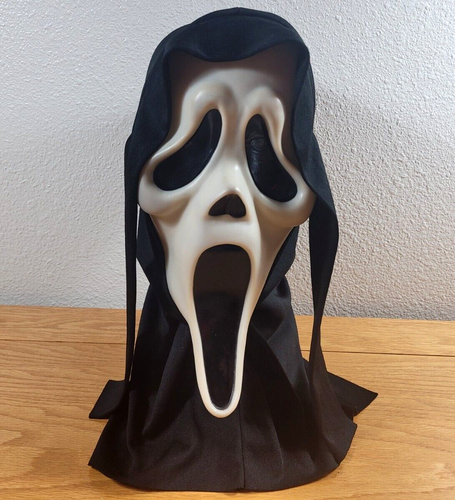 Scream Mask Easter Unlimited Inc. Vintage Ghostface Adult Black White ...