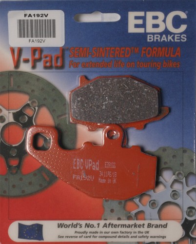 EBC 1 Pair V-Pad Semi-Sintered Touring Brake Pads MPN FA192V | eBay