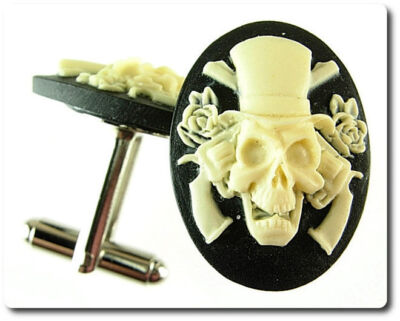BUTTONS OF HEADLINES cameo resin Skull | eBay