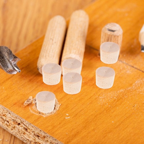 50 Pcs Cork Carpenter Bee Hole Plug Pocket Screw Wood Plugs Furniture ...