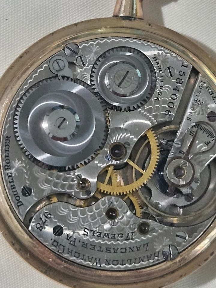 1922 Hamilton 16S 17J Grade 978 Pocket Watch Needs Servicing | eBay