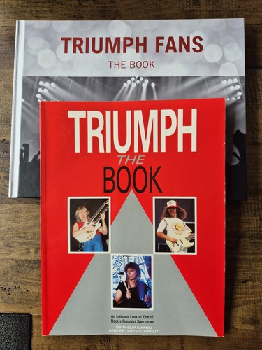 Triumph Fans / Triumph The Book - 2 Books - Rik Emmett Levine Moore ...