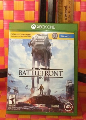 X Box One, Star Wars, Battlefront, rated T, complete, 2015 Walmart ...