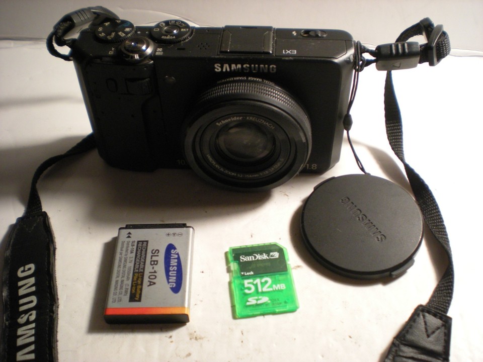 Samsung EX-Series EX1 10.0MP F1.8 Digital Camera Black -GREAT CONDITION ...