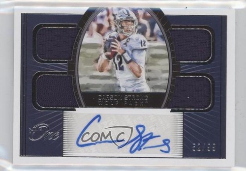 2022 Panini One 52/99 Carson Strong #ONE-CST RPA Rookie Quad Patch Auto ...