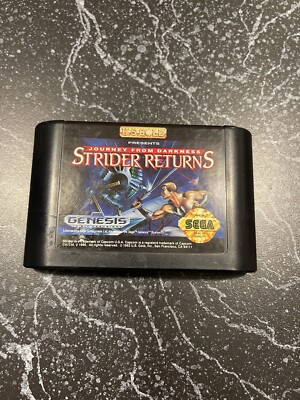Sega Genesis Strider Returns Game Cartridge | eBay