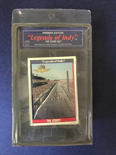 Legends Of Indy Motor Speedway Premier Edition 100 Card Set Sealed | eBay