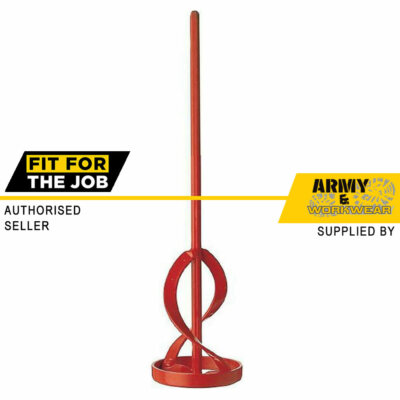 Fit For The Job 16" Drill Bit Stirrer Mixing Paddle Paint Mixer Steel ...