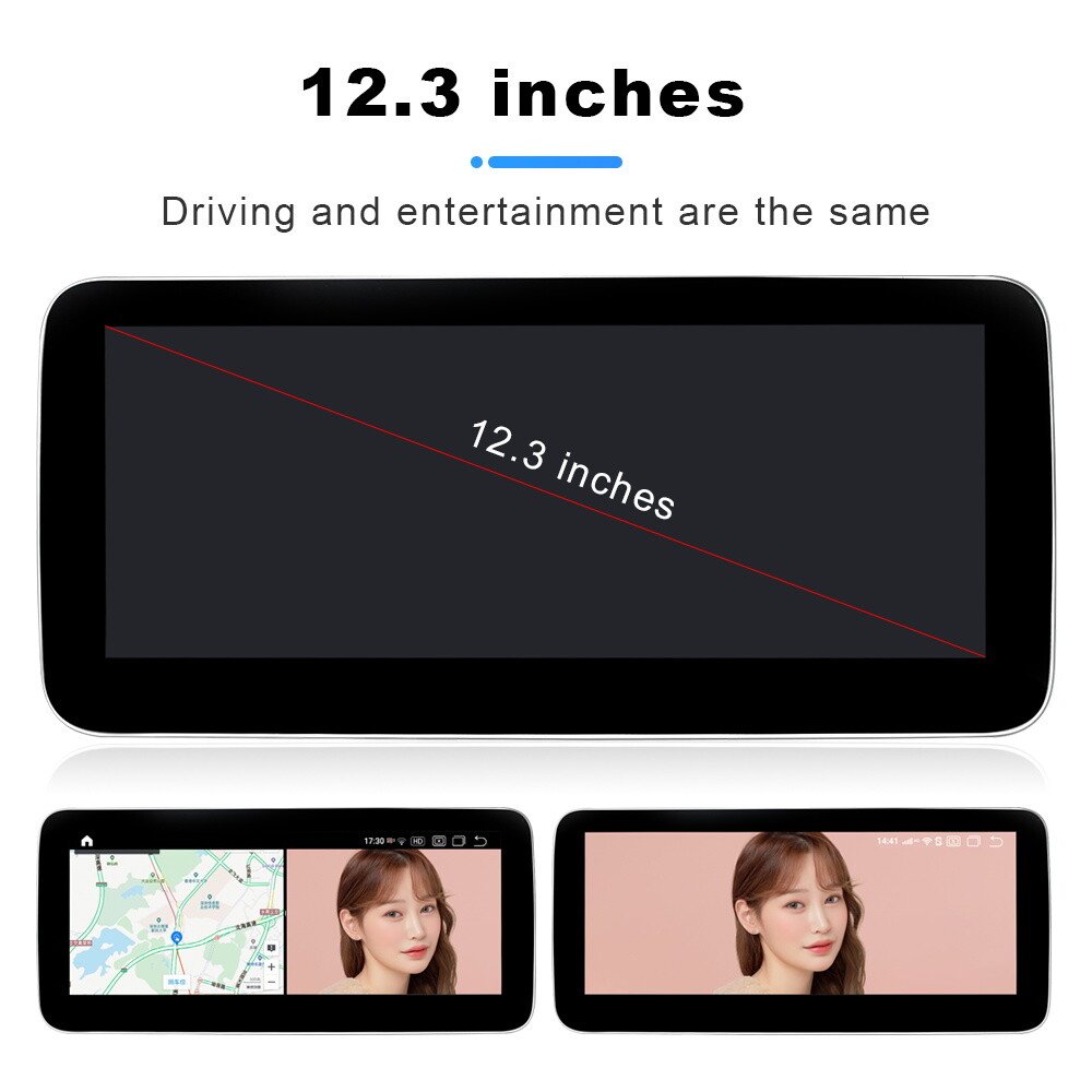 Android Car GPS Multimedia Navi Screen Wireless Carplay For Benz ML GL ...