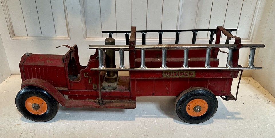 Early 1930’s Structo Fire Engine Pumper Truck | eBay