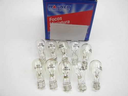 (10) Wagner 906 Miniature Light Bulb - Wedge T-5 | eBay