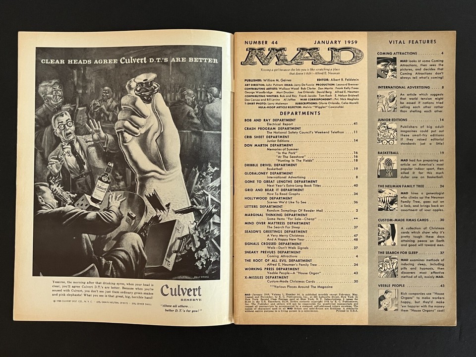 MAD Magazine #42 - #51 SINGLE ISSUES (1958, 1959) COMBINE SHIPPING | eBay