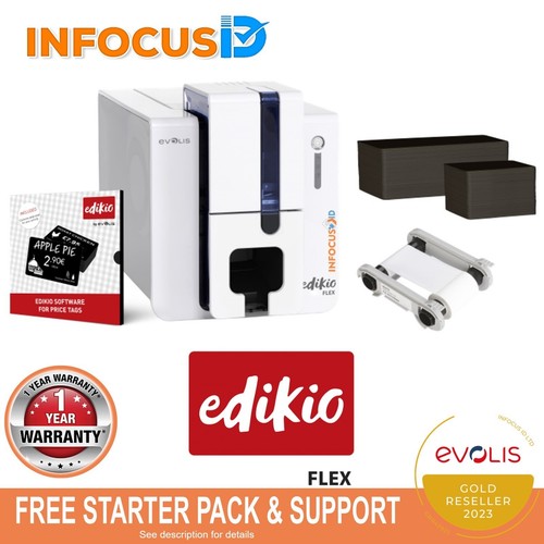 Evolis Edikio Flex Bundle For Printing Pricing Cards, Inc VAT & Free Support | eBay