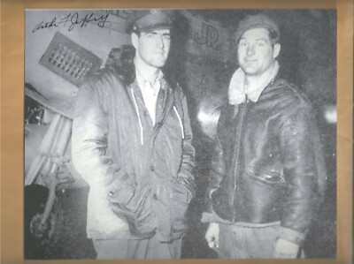 Col. Arthur Jeffrey Ace Pilot "14 kills" Autographed 8x10 Picture ...
