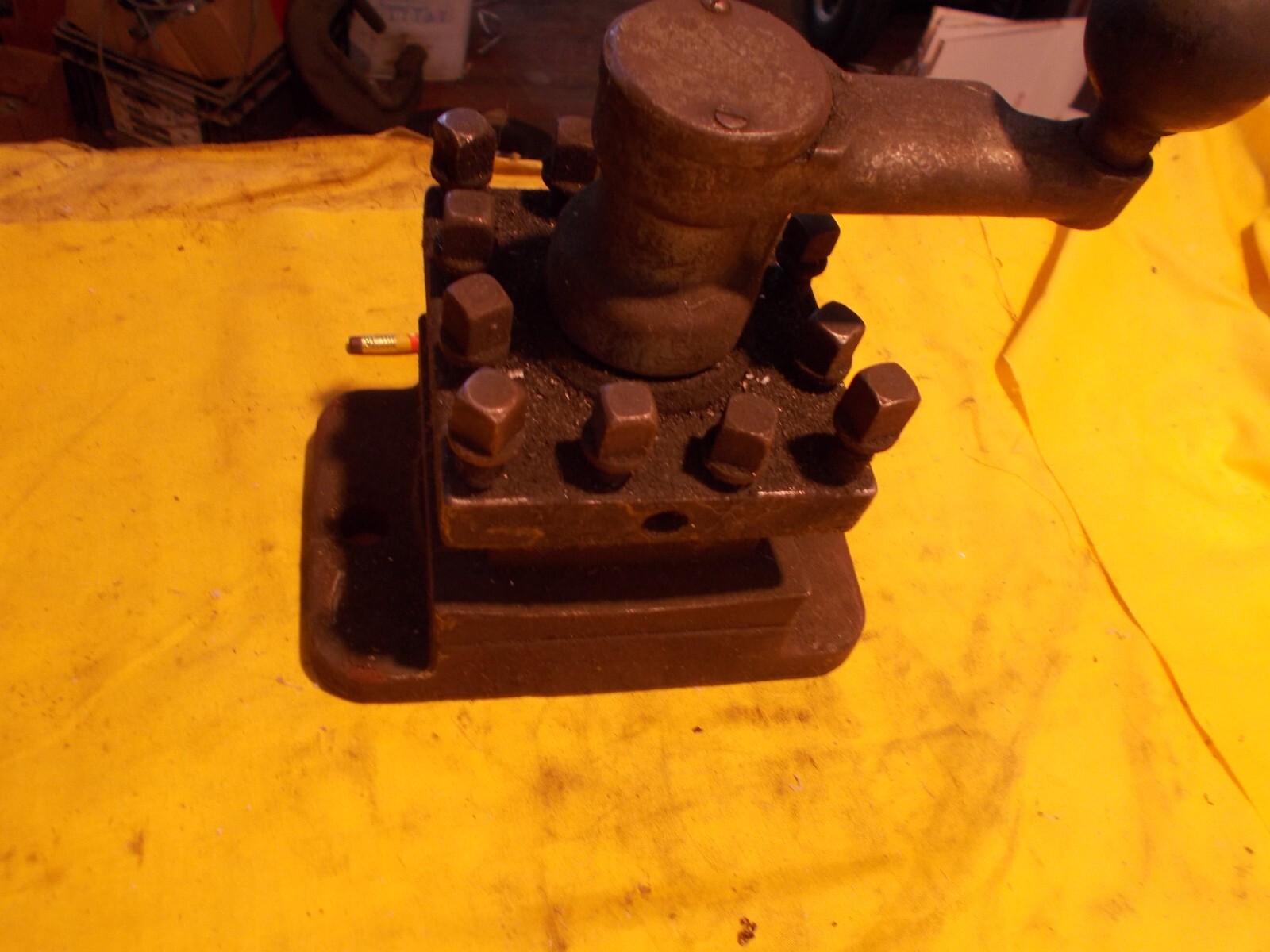 4 WAY LATHE TURRET TOOL POST engine metal turning bit holder | eBay