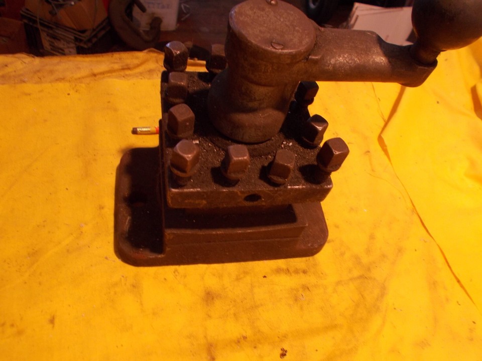 4 WAY LATHE TURRET TOOL POST engine metal turning bit holder | eBay
