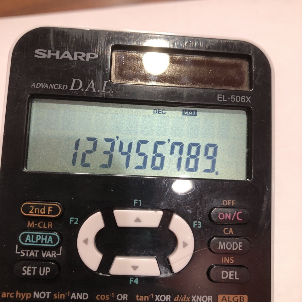 Sharp EL-506X Calculator | eBay