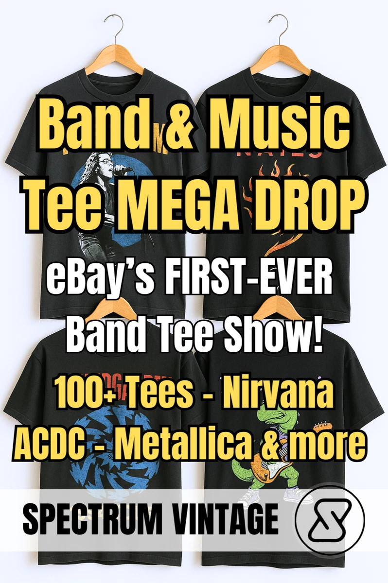 Band & Music Tee MEGA DROP - eBay’s FIRST-EVER Band Tee Show! 100+ Tees ...