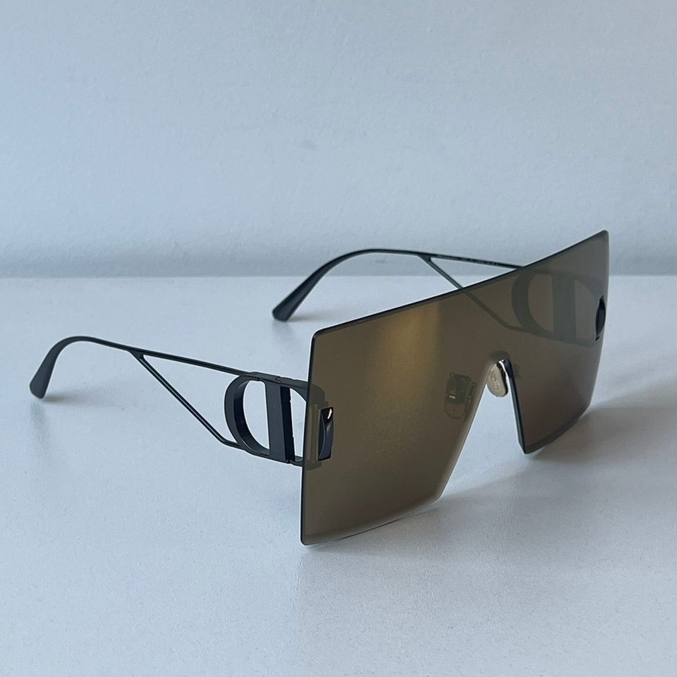 NEW Dior 30Montaigne M1U Oversized Sunglasses Bronze Mirror | eBay