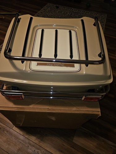 Harley Davidson Tour Box Trunk White Stock King Tour Pak Ultra | eBay