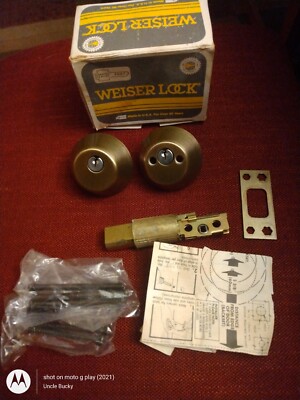 Weiser Lock deadbolt D 9370 X 6H 6H 2 3/8" | eBay