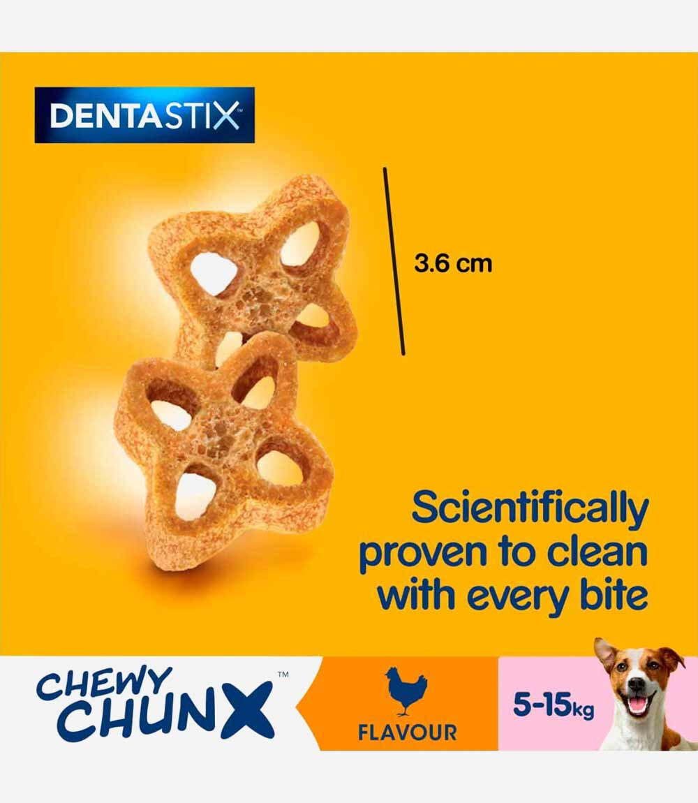 PEDIGREE Dentastix Chewy Chunx Dual Teeth Cleaning Chicken Flavor 68g 2 ...