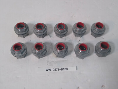 NEW MYERS CONDUIT CONNECTOR HUB 1/2" w/ Red Sealing Ring | eBay