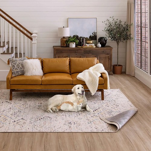 All Pet Reversible Pet Proof Rug Pad 3' x 5' Trimmable Prevents Stains ...