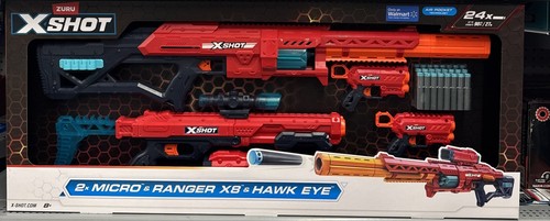 ZURU XSHOT 2x MICRO & RANGER X8 & HAWK EYE | eBay