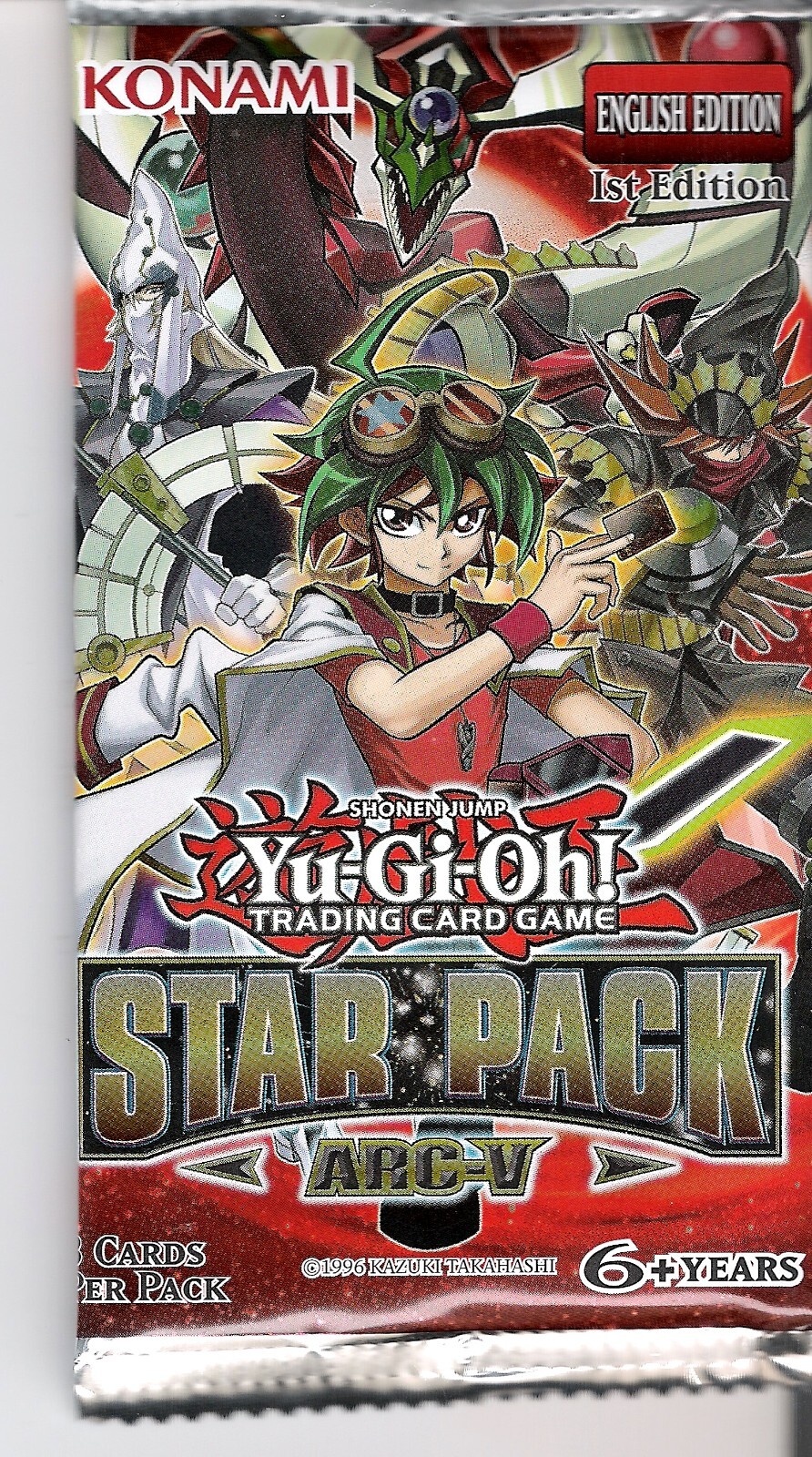 Yugioh "Star Pack ARC-V" 3-Card 1st Edition Sealed Booster Pack X3 | eBay
