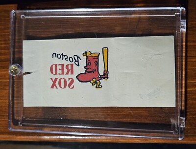 Boston Red Sox 1960 TOPPS TATTOO BASEBALL XFER TRANSFER RARE | eBay