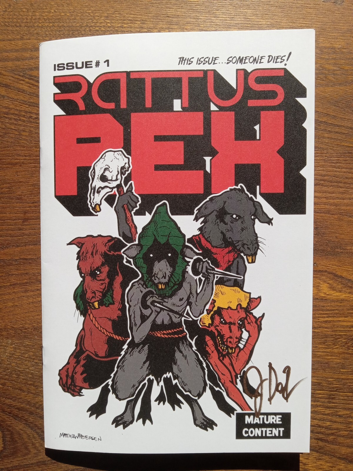Rattus Rex 1 Indie Comic Book Post-Apocalyptic Fantasy Science Fiction ...