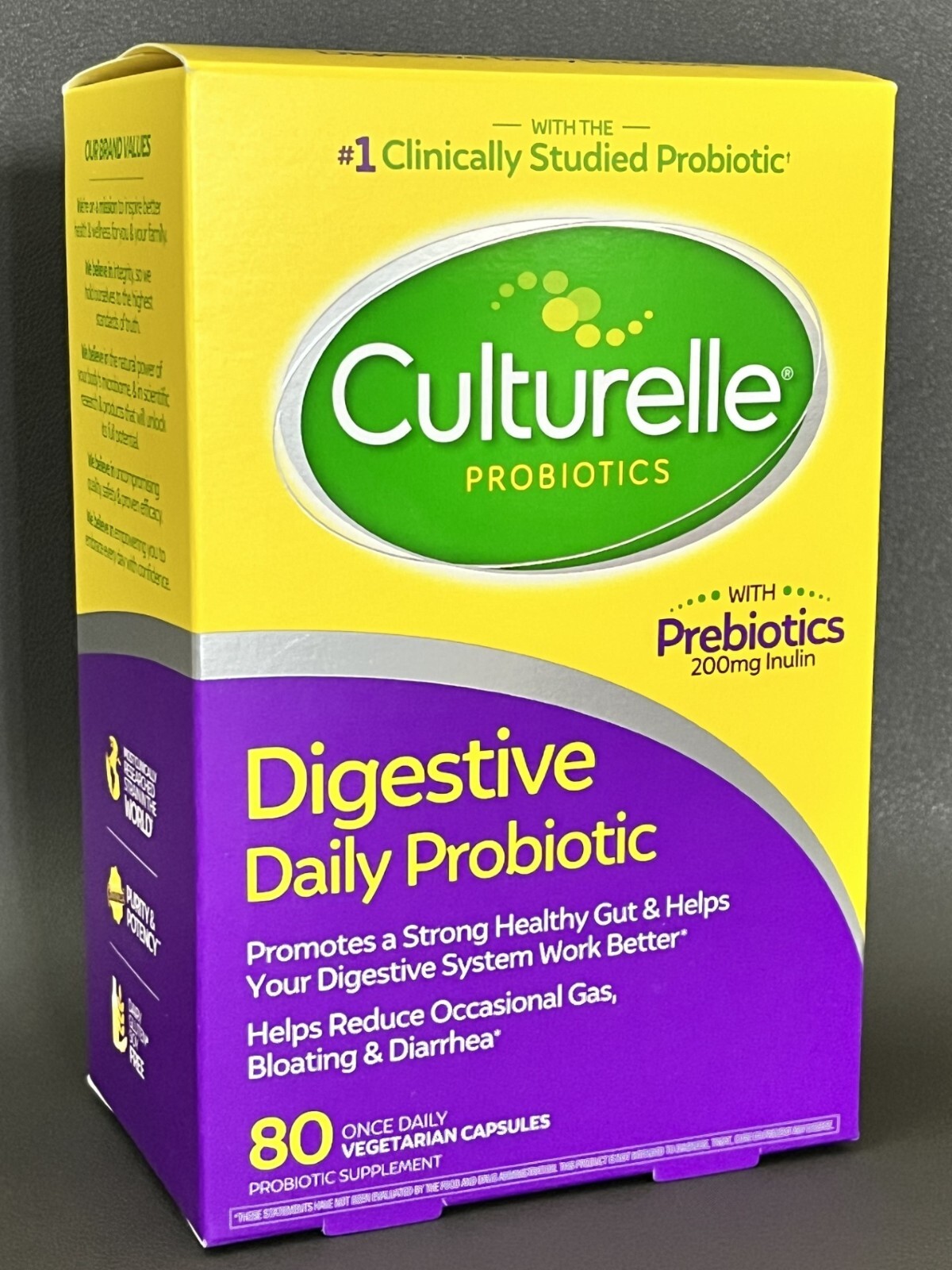 Culturelle Probiotic Digestive Daily Probiotic - 80 Capsules | eBay