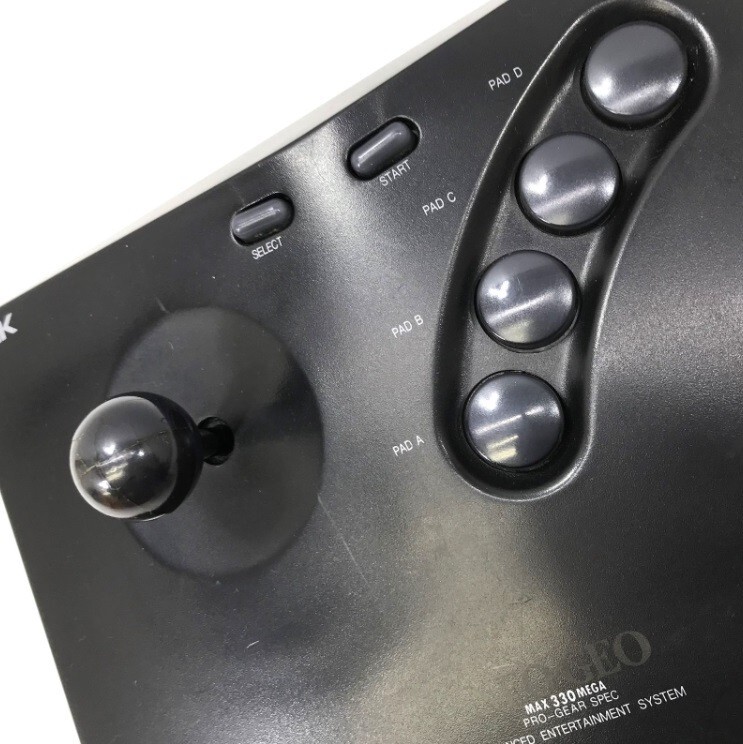 Neo Geo Controller Joystick Arcade stick Max 330 Mega "Very Good ...