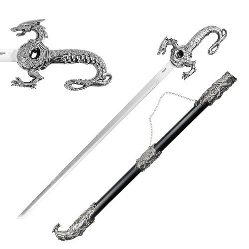 Saint George Dragon Saber - Fantasy Knight Sword, Dull Blade ...