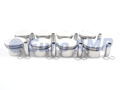 2008-2014 8PCS Piston with Rings BMW N63 4.4L TT V8 Engine 11257613626 ...