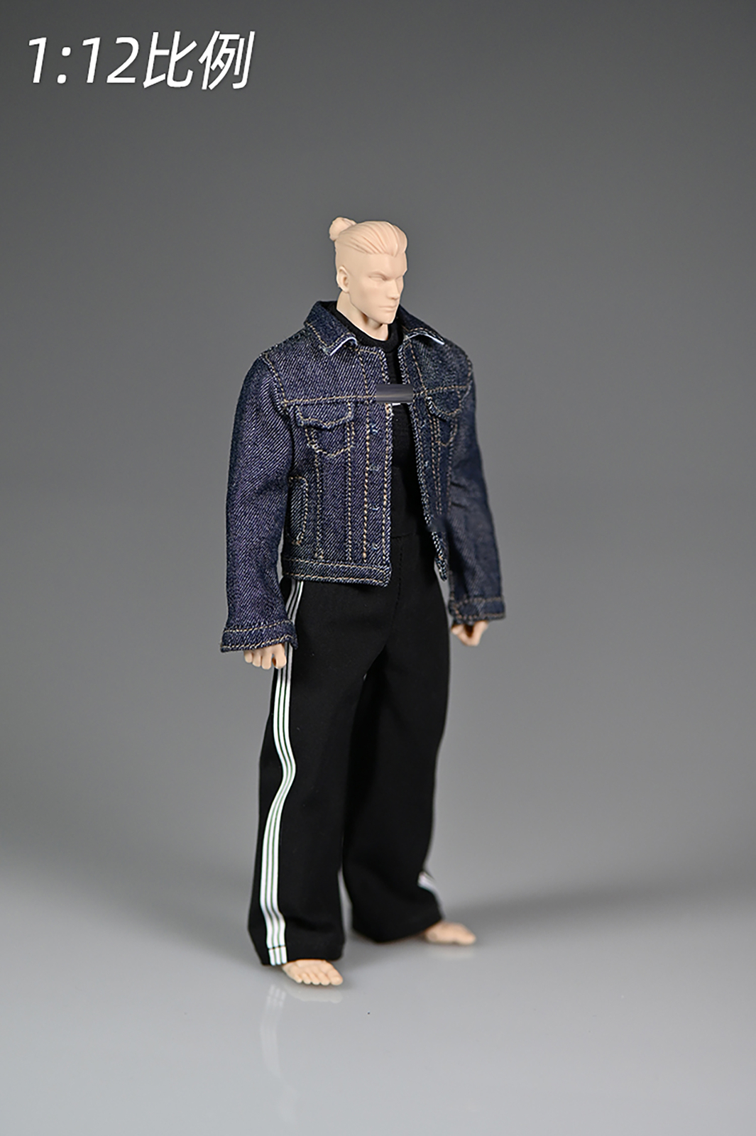 1/12 Male Man Denim Coat Jacket Model Toys Fit 6'' Romankey Action ...