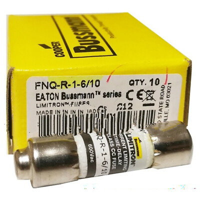 10pcs new Bussmann FNQ-R-1-6/10 600V 1.6A Limitron TIME DELAY Fuse | eBay