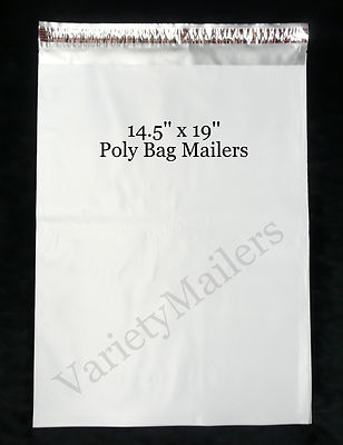9 Poly Bag Mailers ~ 14.5x19 Large 2.5 Mil Shipping Envelope Bags | eBay