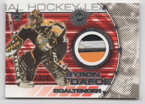 2000-01 PACIFIC VANGUARD PATCH BYRON DAFOE DARREN MCCARTY /300 | eBay