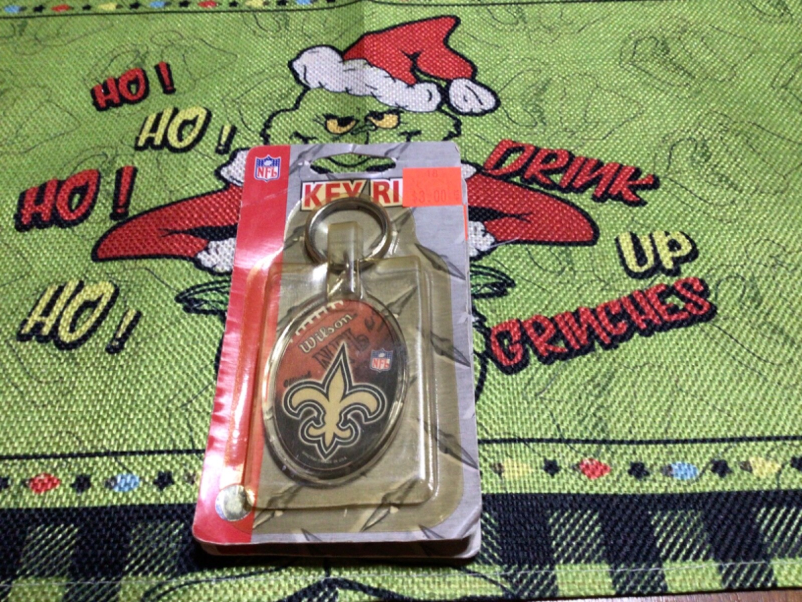 Vintage NFL New Orleans Saints Old Stock KEY CHAIN Keychain 2002 ...