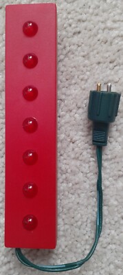 New Replacement LED Letter "I" for 40 Inch Wreath - RED Domes (4.5 volt ...