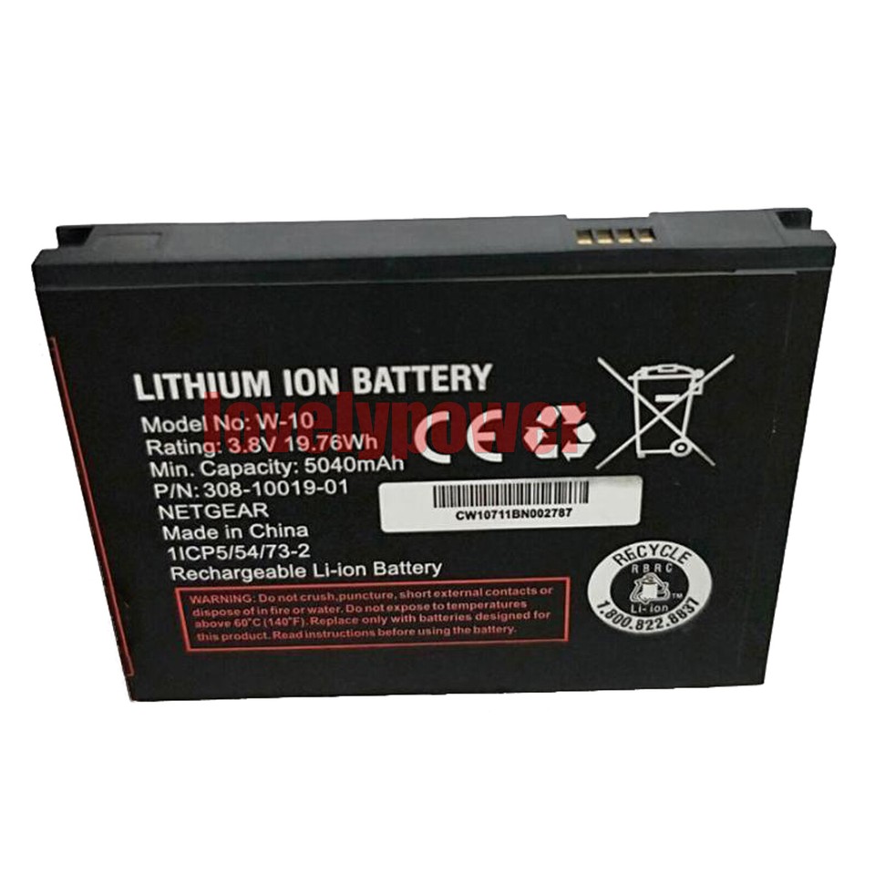 For Netgear W-10A Battery 5040MAH Netgear NightHawk Router/Modem M1 ...
