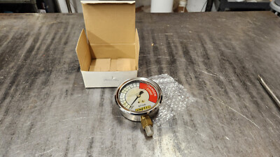 SIMPLEX GT120 120-Ton 4" Tonnage Hydraulic Cylinder Pressure Gauge 15 ...
