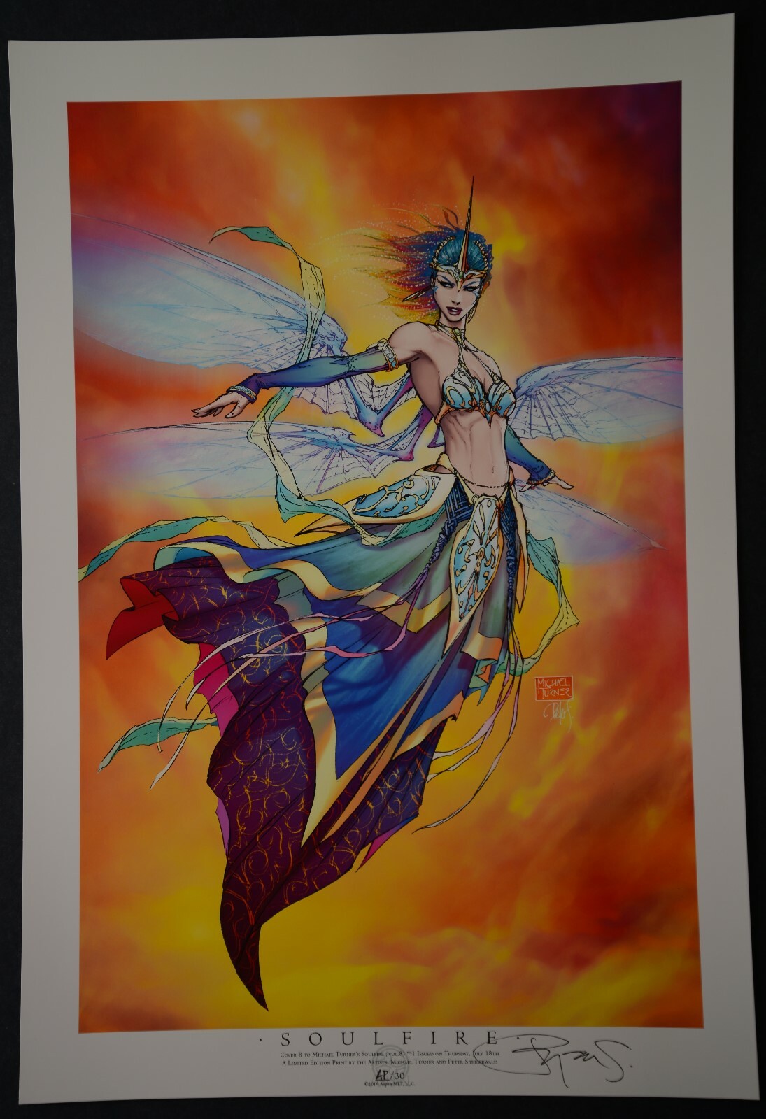 2019 SDCC SOULFIRE THURSDAY DAILY ART PRINT MICHAEL TURNER ARTIST PROOF ...