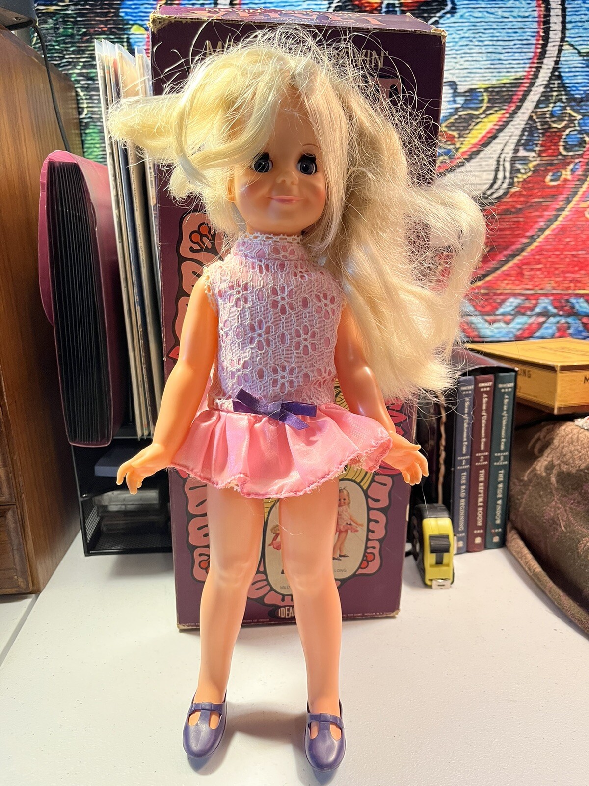 Vintage 1971 Ideal Movin'...Groovin' Velvet Doll with ORIGINAL BOX | eBay