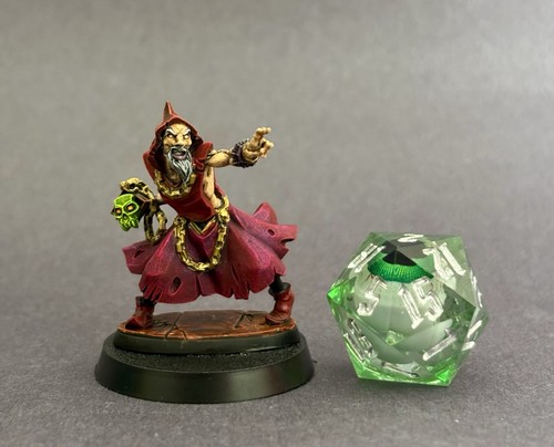 Dungeons and Dragons Miniature - Red Wizard - Hand Painted | eBay