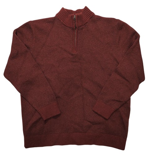 Pendleton Men's Dark Brick Red Wool Sweater Size XL | eBay