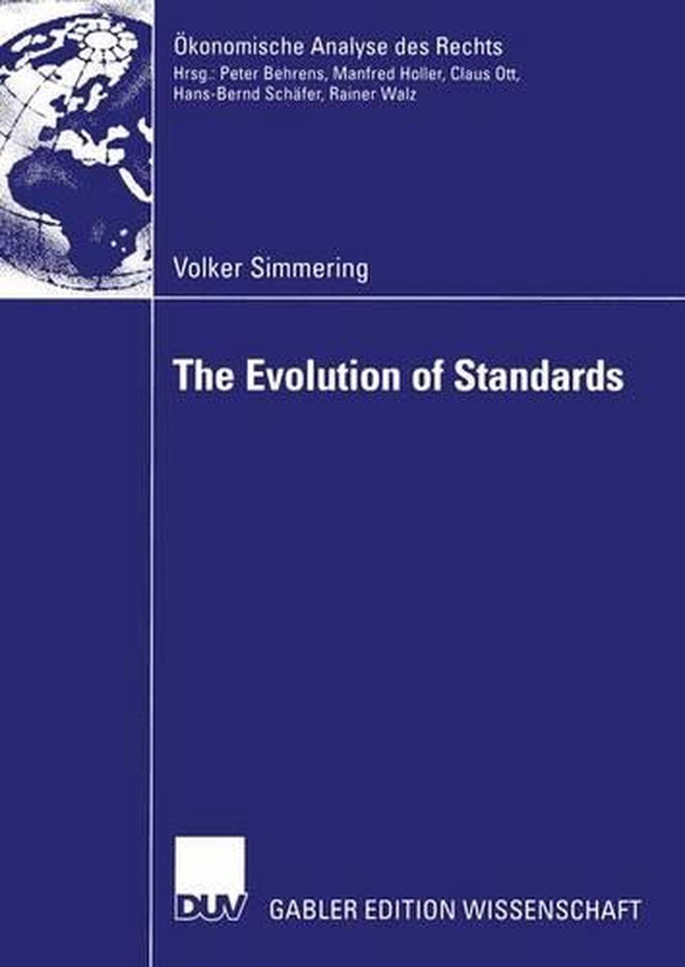 The Evolution of Standards by Volker Simmering (English) Paperback Book ...